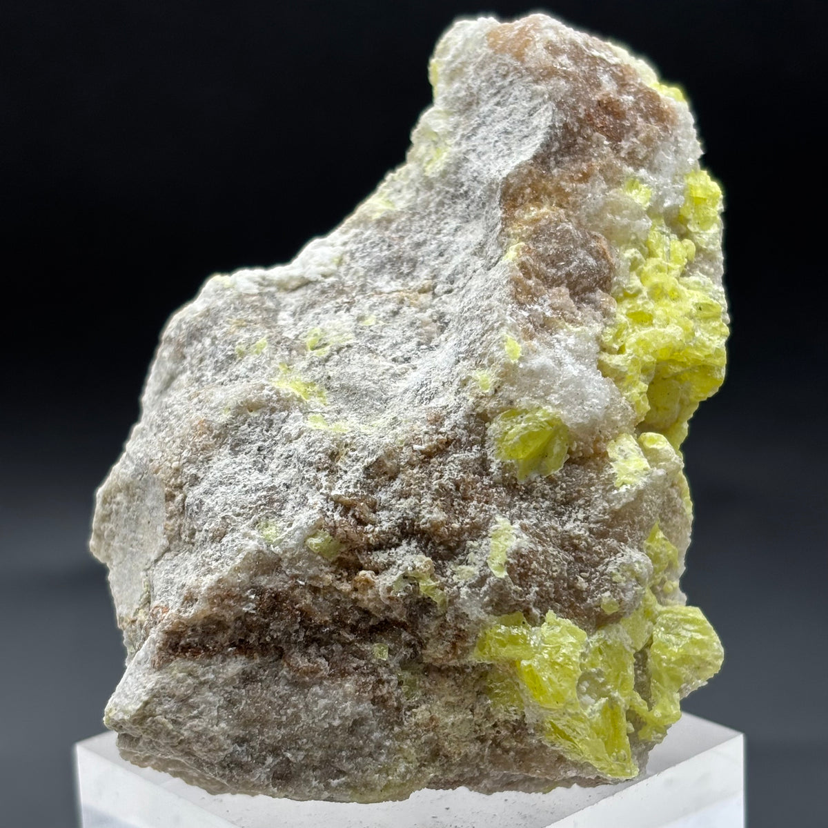 Sulfur on Quartz - 055 | Clarity Crystal Shop
