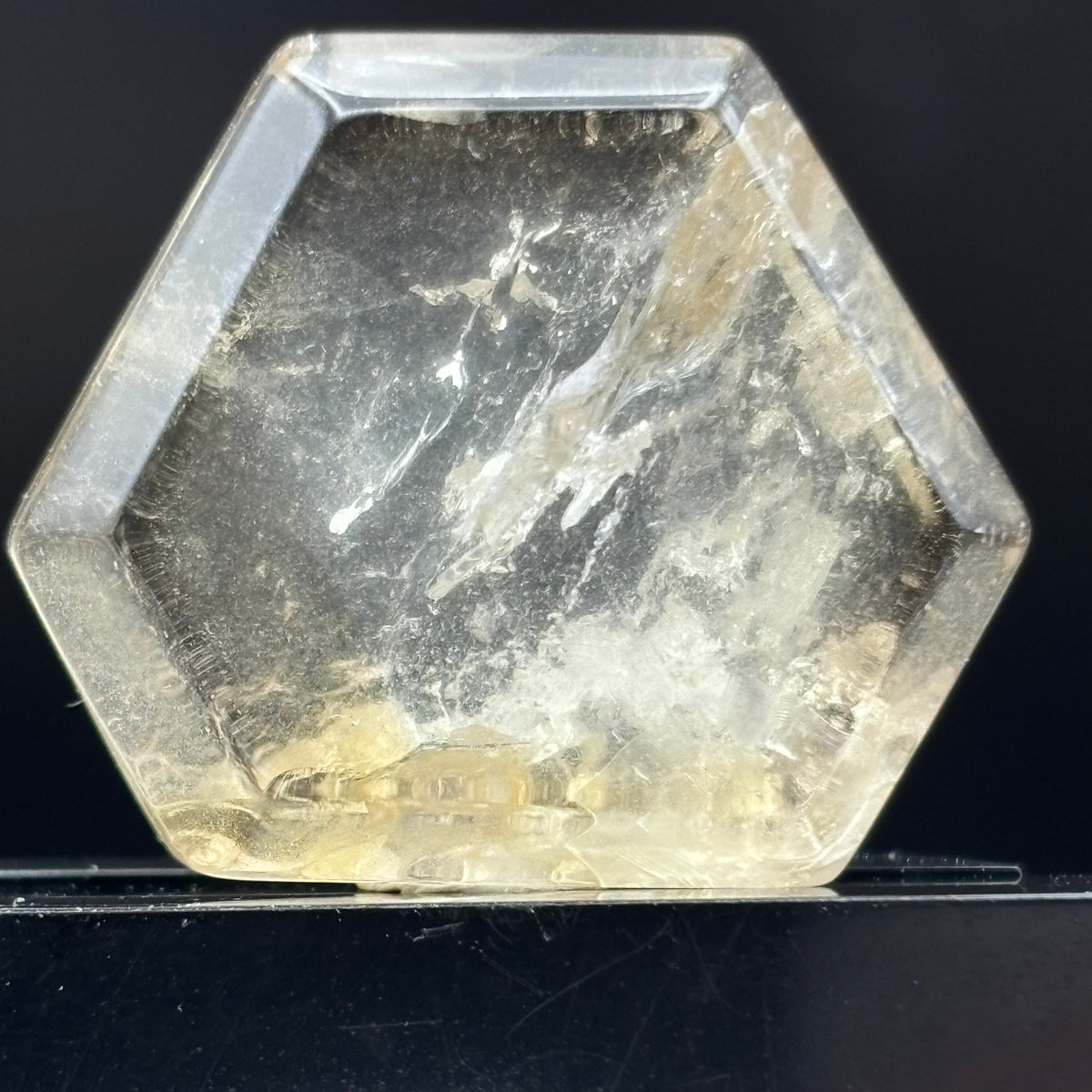 Citrine Crystal Cross-Section - 121 | Clarity Crystal Shop