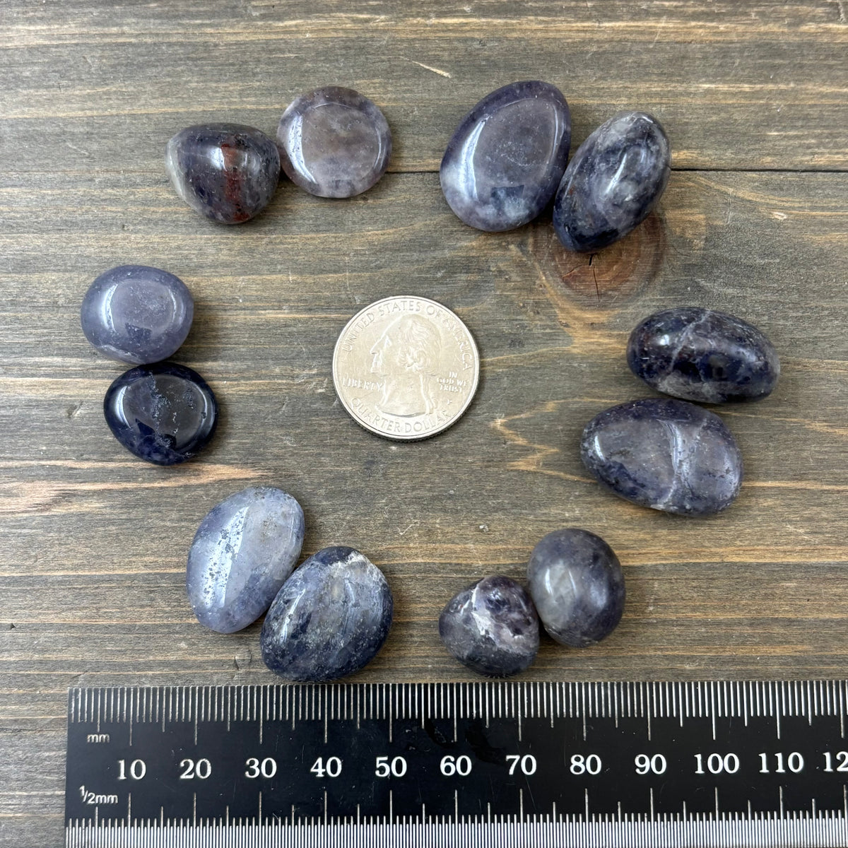 Iolite Polished, Kit of 2 | Clarity Crystal Shop