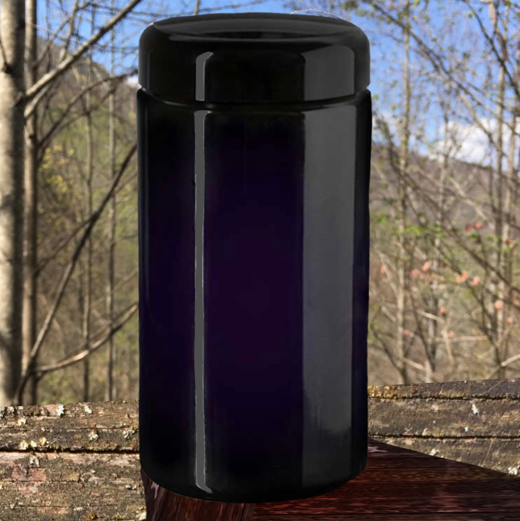 Miron Violet Glass Wide Mouth Jar (500mL) | Clarity Crystal Shop